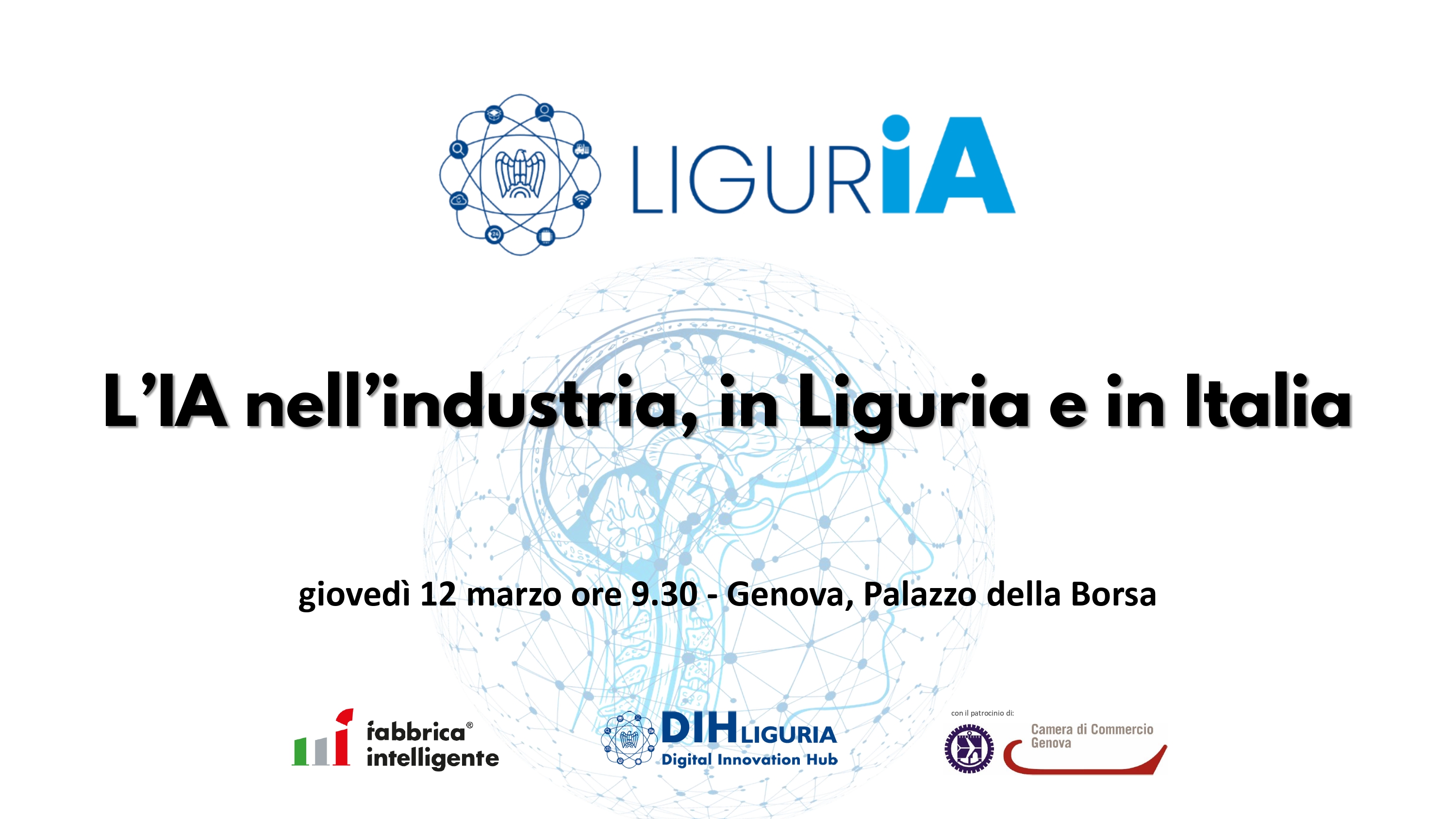 12 marzo 2026 - Progetto LigurIA: l'IA nell'industria, in Liguria e in ...